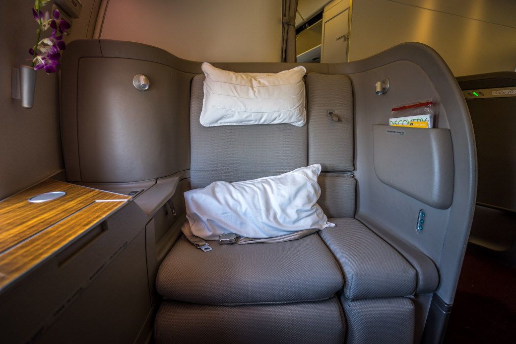 Cathay Pacific First Class Review: HKG-LAX - Andy's Travel Blog