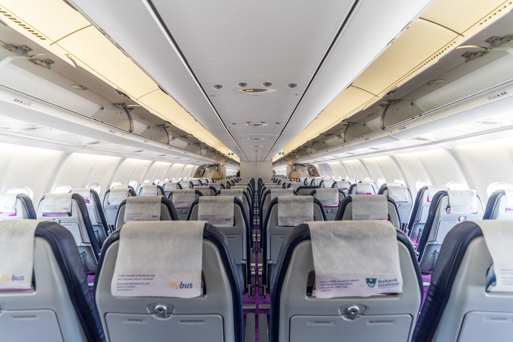 A Special Look at WOW air's A330 before the inaugural DFW-KEF flight ...