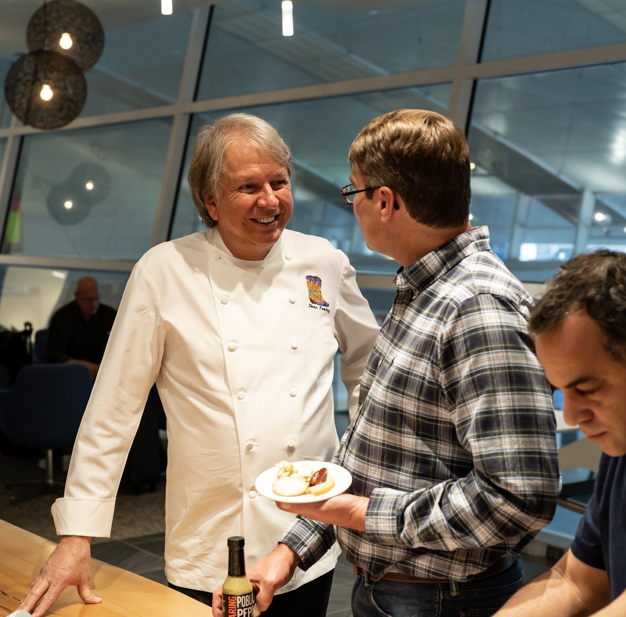 Celebrity Chef Dean Fearing surprises guests at the DFW Centurion ...