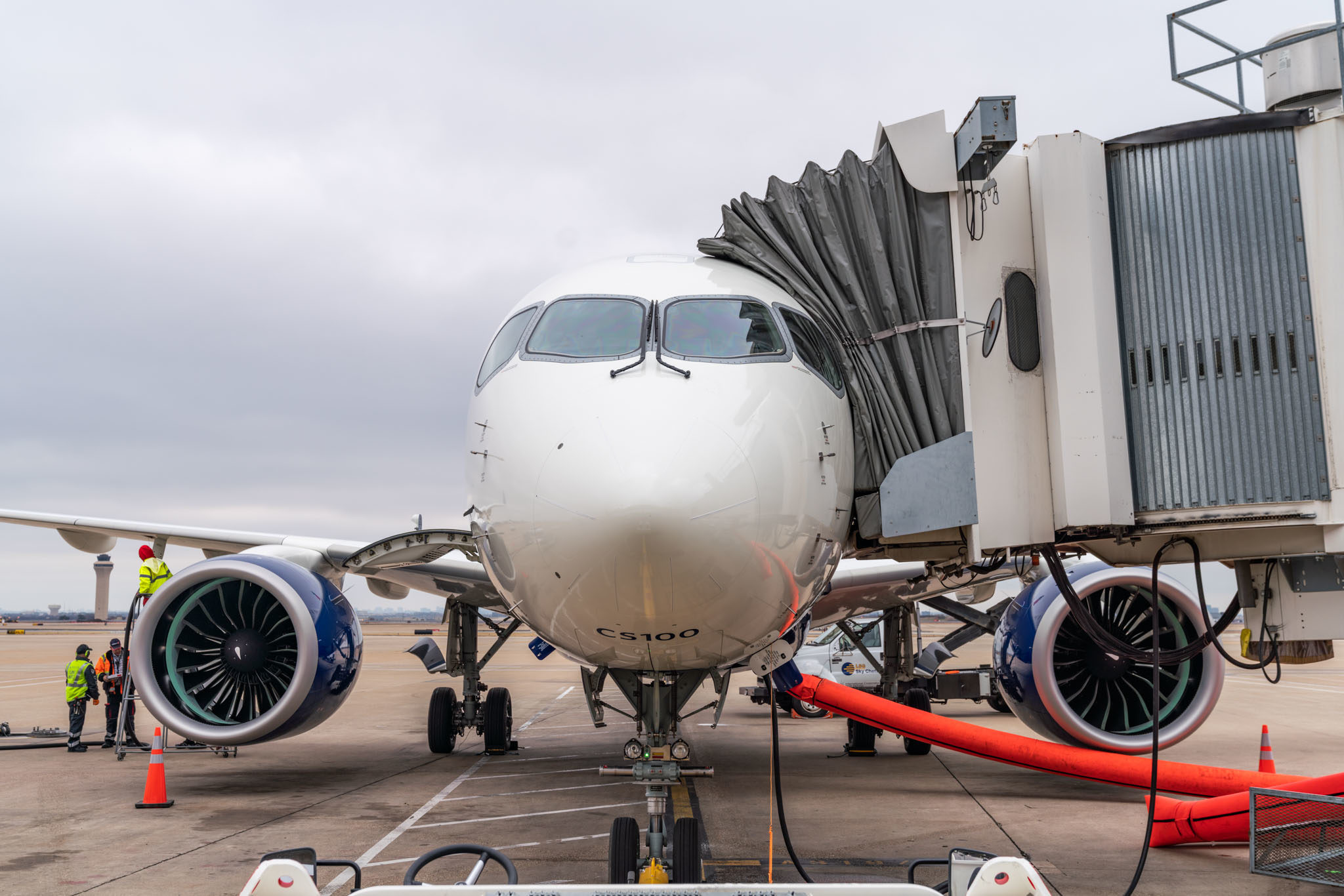 Delta launched the first A220 revenue flights today and I was next to ...