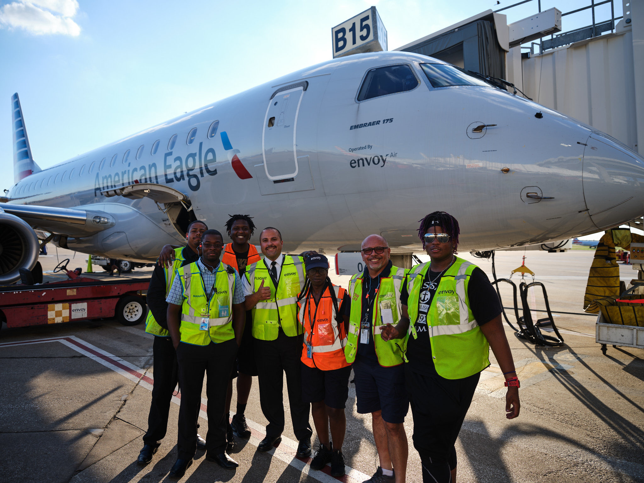 Envoy First Officer makes First Landing after beginning Flight School ...