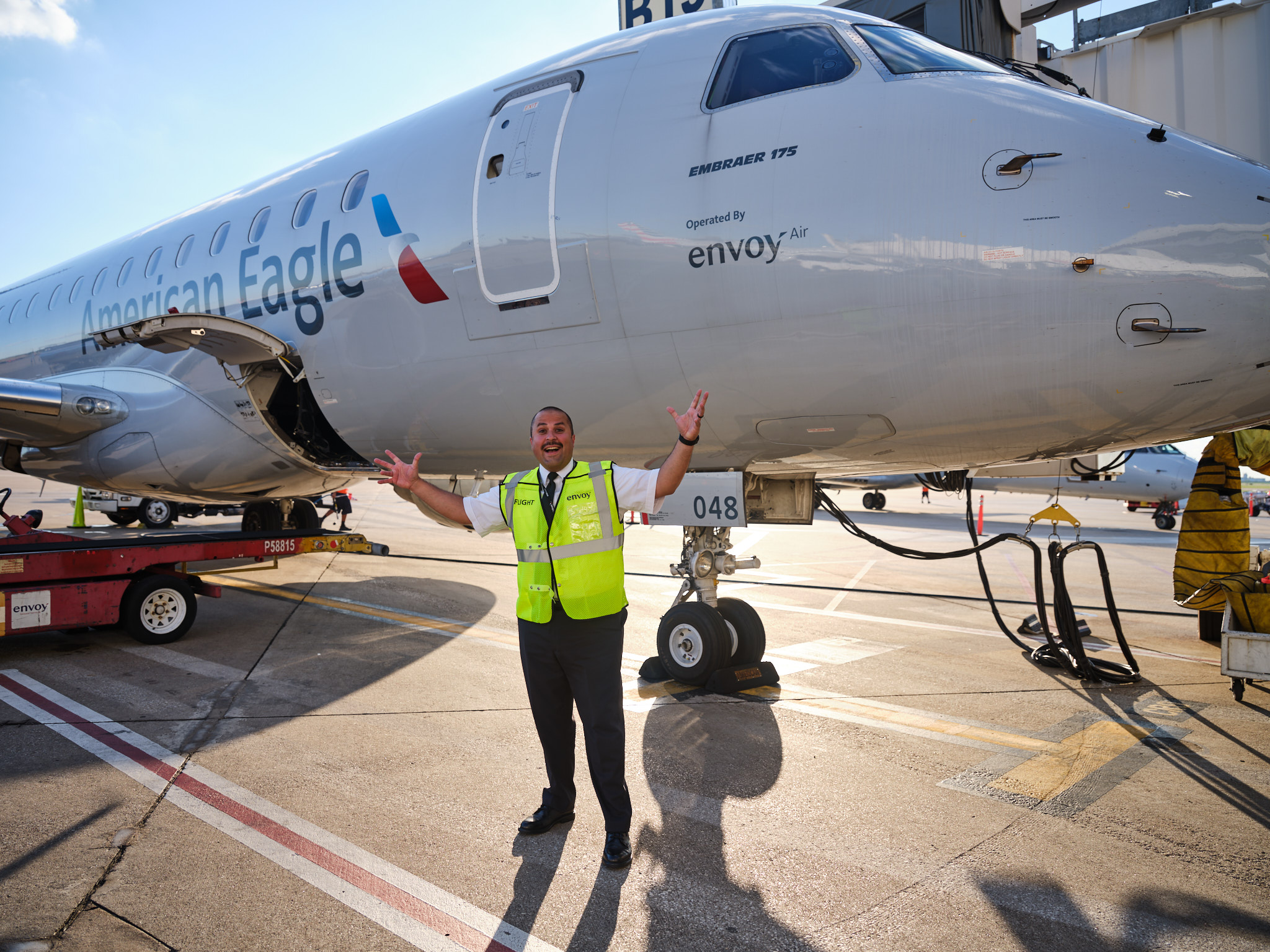 Envoy First Officer makes First Landing after beginning Flight School ...