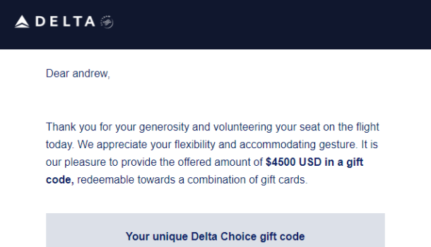 Delta Choice Voucher Redemptions - as good as cash?